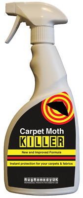 MOTH KILLER CONTROL SPRAY PROOFER MOTH BALLS PREVENTION CLOTHES CARPET ...