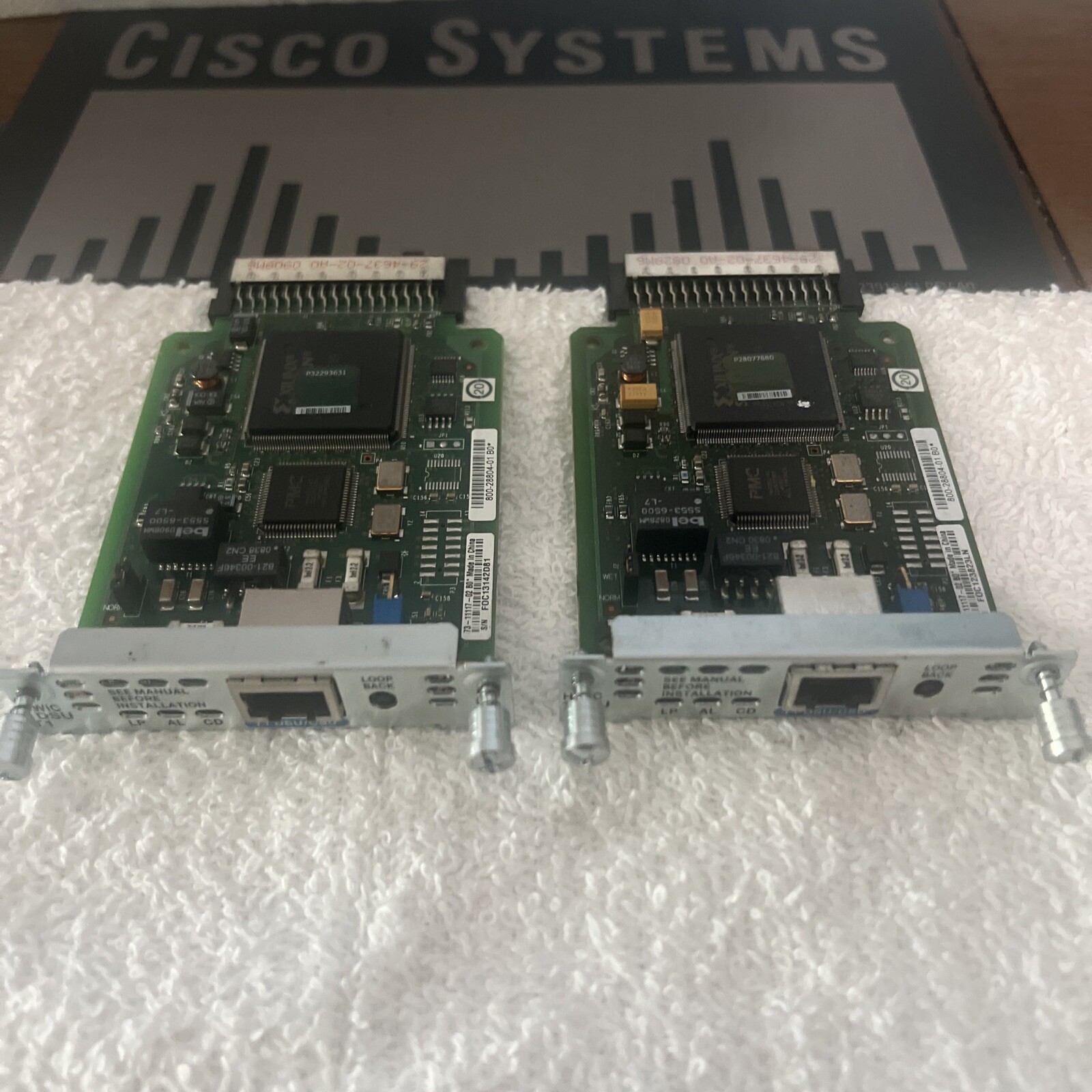Cisco HWIC-1DSU-T1 • T1 CSU/DSU WAN Interface Card lot of 2 | eBay