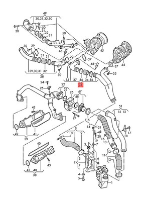 Genuine AUDI RS4 Avant quattro 8W5 8WD Pressure Pipe 06M145673CT | eBay