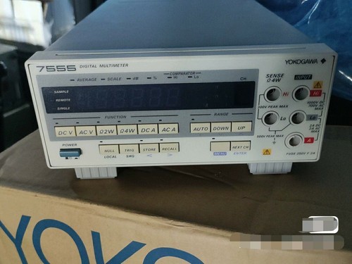 Yokogawa 7555 5 1/2 Digital Multimeter power input 110V NEW | eBay