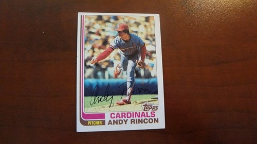 1982 TOPPS # 135 ANDY RINCON baseball card | eBay