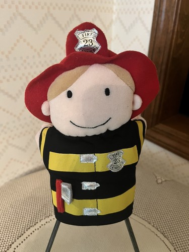 Manhattan Toy Hand Puppet Fire Chief Firefighter Stuffed Plush 2006-8 ...