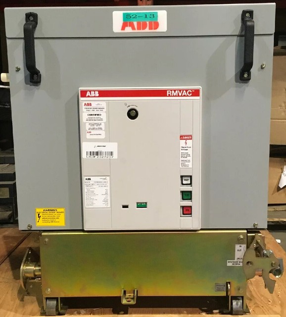 ABB RMVAC 27ghk-1000-12 Gas Circuit Breaker 1 200 Amp 27 KV Frame for ...