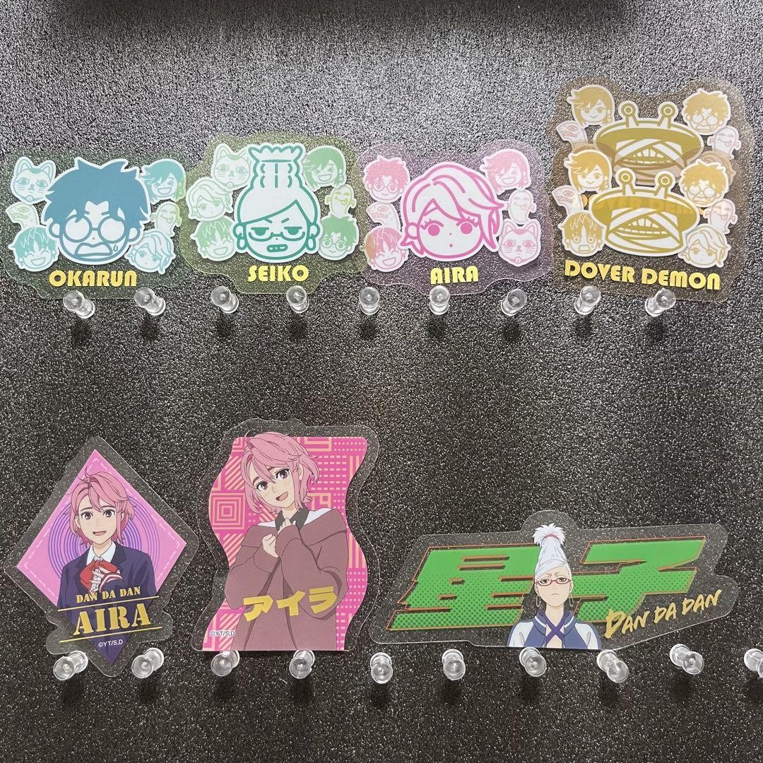 Dundadan Clear Die-Cut Sticker Set of 8 Official Anime Character Decals ...