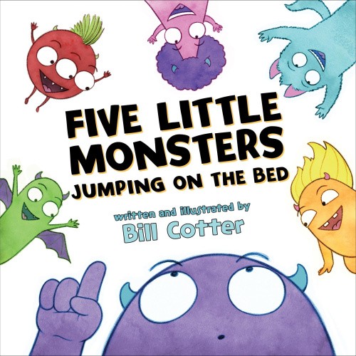 Five Little Monsters Jumping on the Bed [Board book] by Cotter, Bill ...