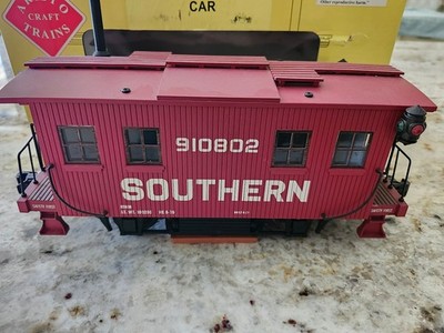 Aristo-Craft G-scale track cleaner caboose, Southern, EX cond. w/ box ...