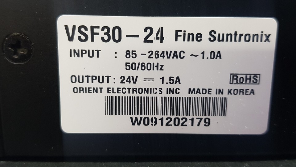 Orient-Electronics VSF30-24: 24V / 1.5A Power Supply (2179) | eBay