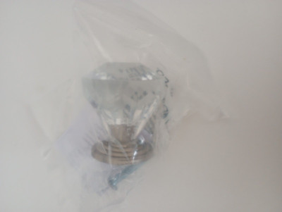 17 NOS Brainerd Acrylic 1-7/16” Satin Nickel and Clear Traditional Cabinet Knobs | eBay