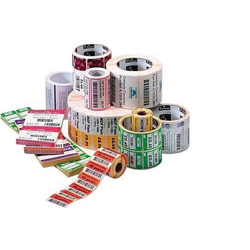 Zebra 10010037 Label Paper 1.2 x 0.85in Direct Thermal Z-Select 4000D ...