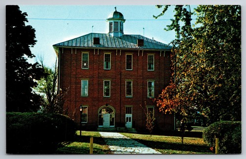 Vintage Postcard OH Sunbury Town Hall Community Library -3829 | eBay