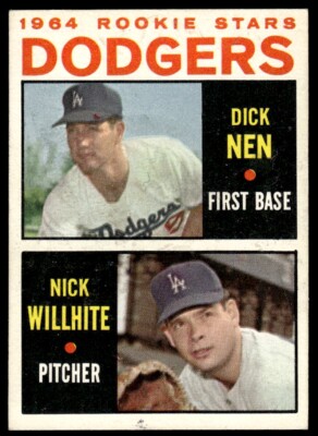 1964 Topps Dodgers 1964 Rookie Stars - Nen/ Willhite ≥ Los Angeles ...