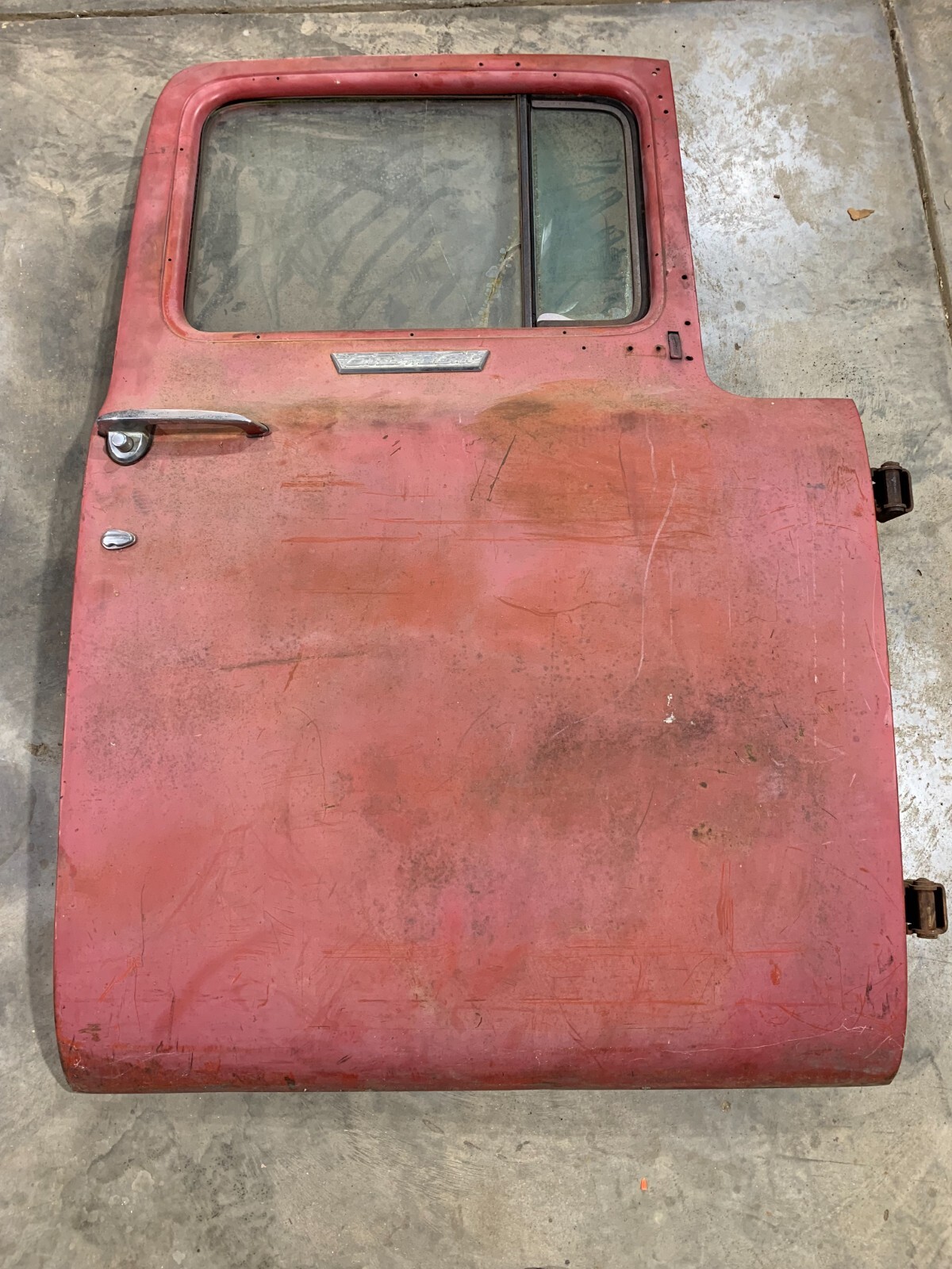 ORIGINAL 1956 Ford Truck RH Door With Emblem Hinges Regulator 1122 | OE ...