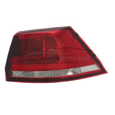 VW Golf Rear Light Mk7 2013-2017 Estate Outer Wing Tail Lamp Lens ...