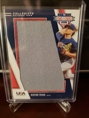 2019 Panini USA Baseball Stars & Stripes Jumbo Relic #221/299 Kenyon ...