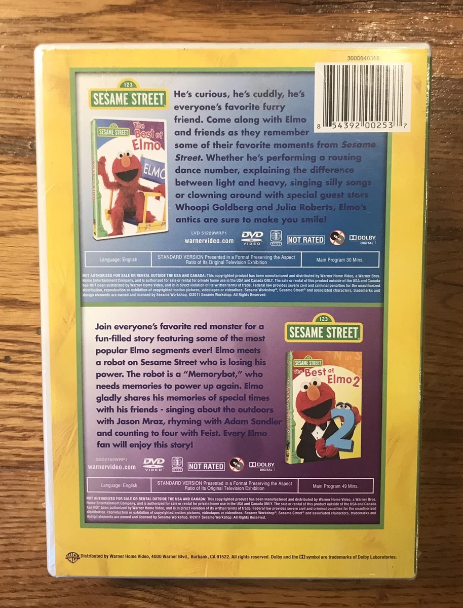 Sesame Street The Best Of Elmo Dvd Ebay