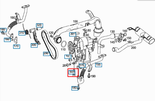 NEW MERCEDES BENZ ML W164 OIL PUMP SCREW BOLT A0009909914 ORIGINAL | eBay