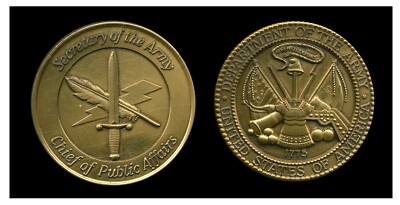 Secretary of the Army - Chief of Public Affairs Challenge Coin | eBay