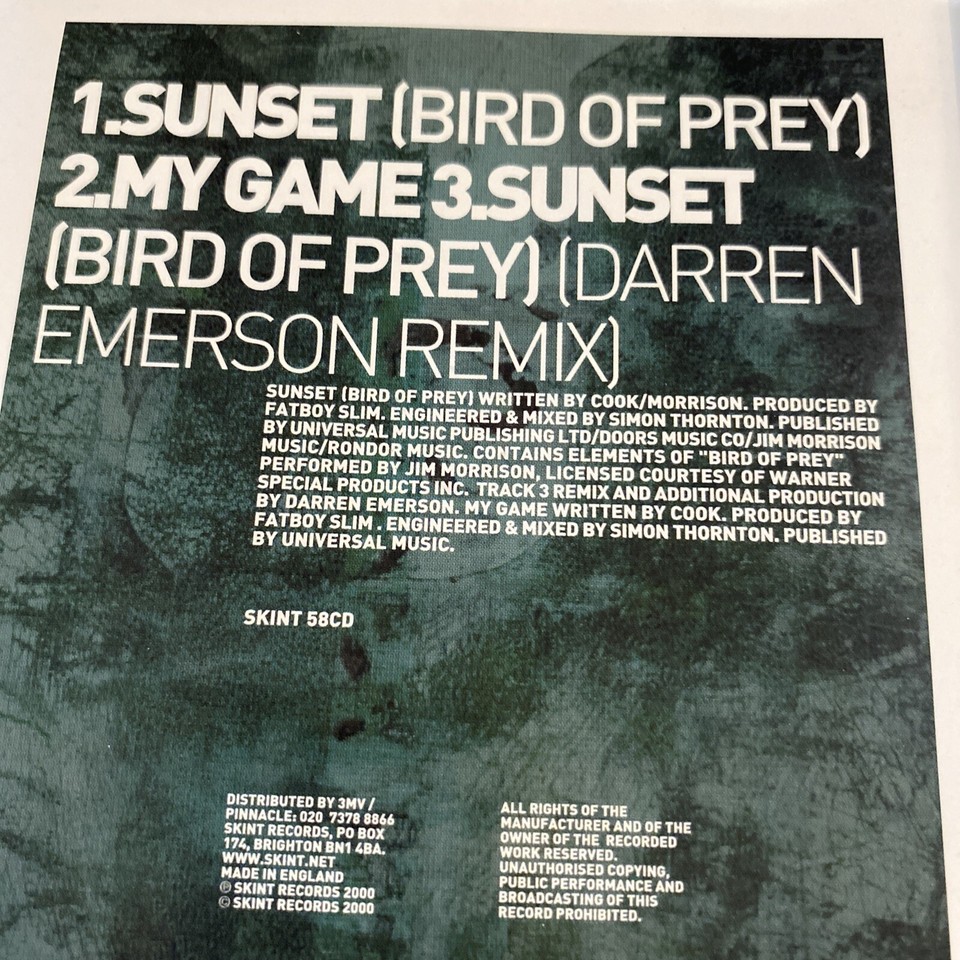 Fatboy Slim 6 CD LOT 5 IMPORTS - Why Try Harder Rockafeller Skank ...