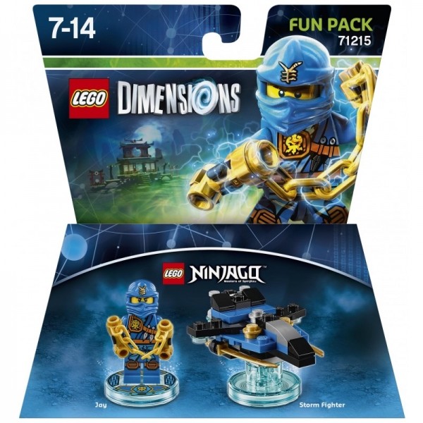 LEGO Dimensions Fun Pack 71215 Ninjago Jay and Storm Fighter 3 in 1 for ...