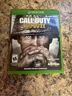 Call of Duty WWII Xbox One XB1 X WW2 World War 2 Activision Shooter ...