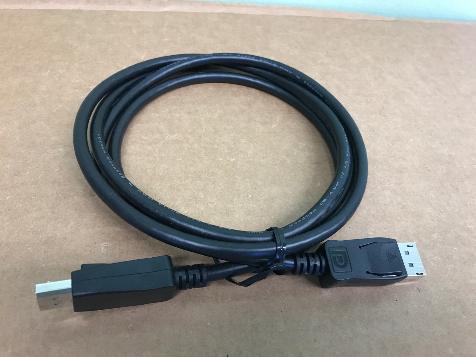 Brand New Display Port Cable Male to Male D-Port Cable 4K Ready 6 Feet ...