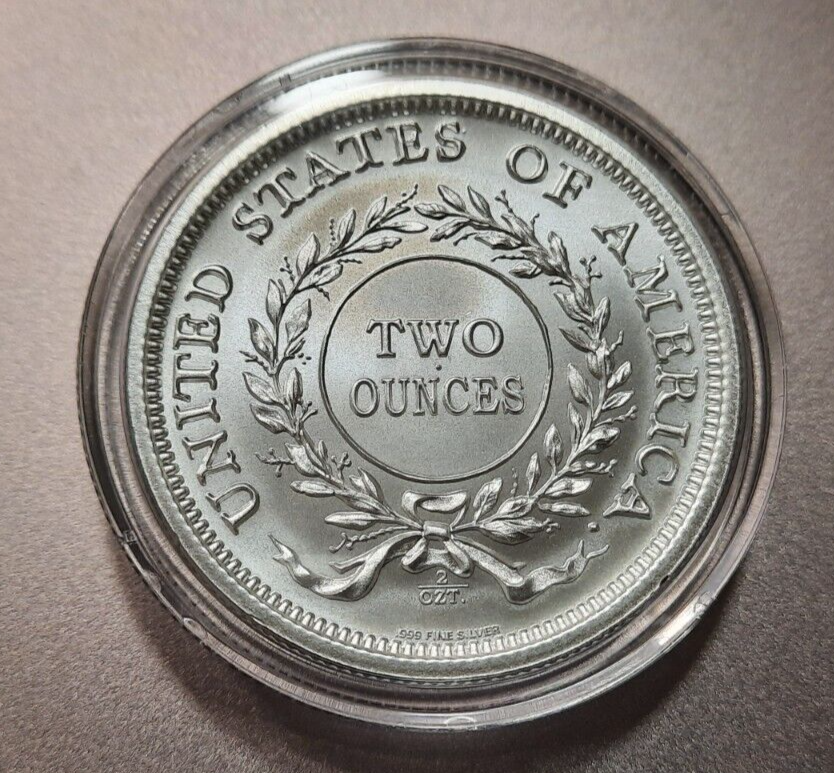 1792 BIRCH ONE CENT TRIBUTE – 2 OZ SILVER – LIBERTY PARENT OF SCIENCE ...