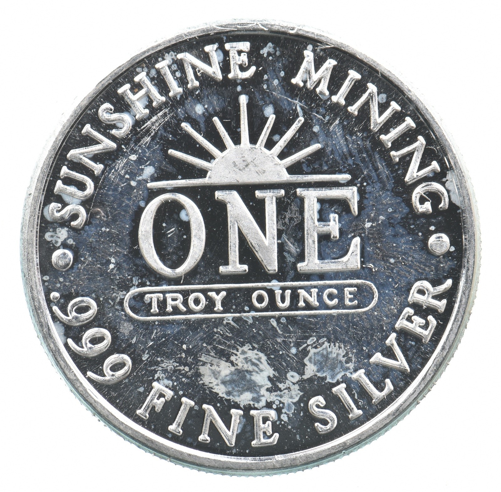 Limited SILVER 1 Troy Oz Round Sunshine Mining .999 Fine Silver *391 | eBay