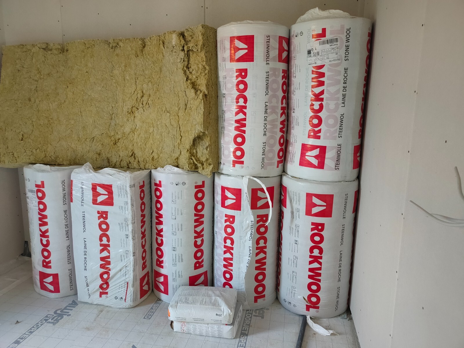 Rockwool Klemmrock 160mm, Rockwool Sonorock 40, Ursa Geo 240mm ...