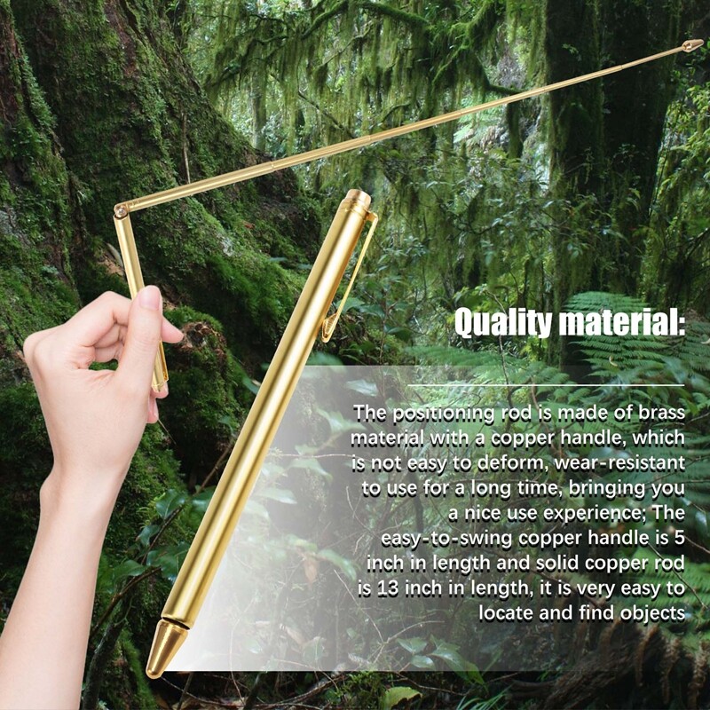 3X(2PCS Dowsing Rods, Retractable Divining Rods, Portable Pen Shape L ...