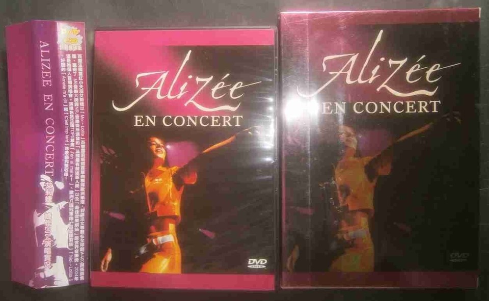 DVD+ 1 CD Alizee - En Concert Live sealed w/slipcase+OBI bonus clip ...