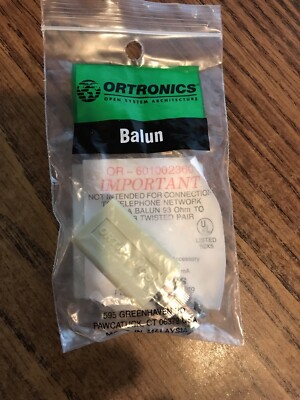 Ortronics - OR-601002360 - RJ45 Jack to BNC Male CCTV Video Balun ...