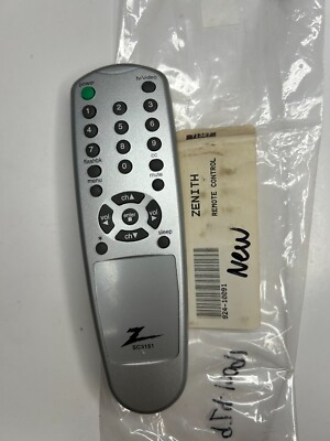 Zenith SC3151 LCD TV Remote Control, Silver for LN15A10 ZLD15A ZLD20A1 ...
