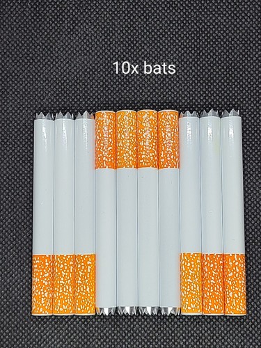 10x Metal Sawtooth One Hitter Dugout Pipe Cigarette Bat Large 3" Free ...