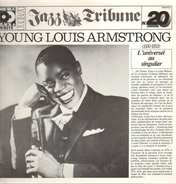 Louis Armstrong Young Louis Armstrong (1930-1933) NEAR MINT Rca 2xVinyl ...