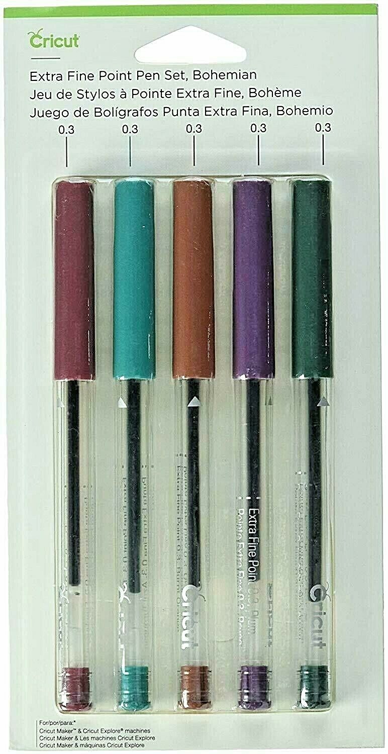 CRICUT Extra Fine Point Pen Set - BOHEMIAN - Set of 5 | eBay