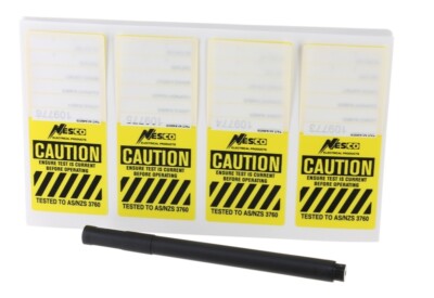 Nesco Test Tags YELLOW 100 Pack | TAGTT4Y | eBay