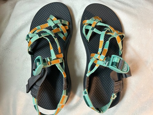 Chaco Womens ZX2 Classic Function Katydid Green Multi Sandals Size US 8 ...