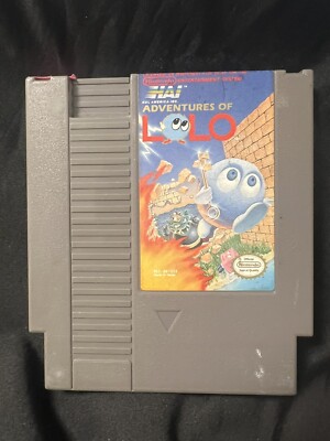 Adventures Of Lolo Nintendo NES Authentic Tested Working Free Ship ...