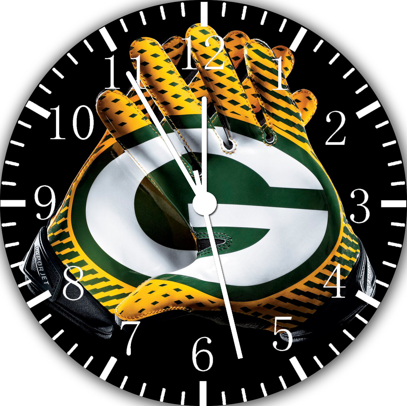 Green Bay Packers Wall Clock F123 Personalized option with adding name ...