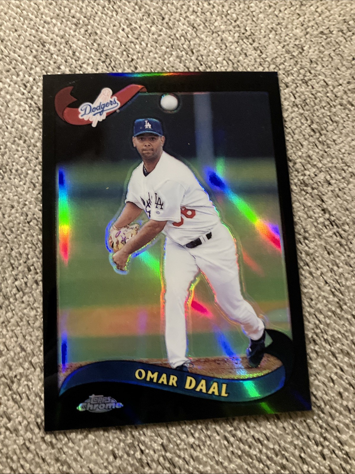 2002 Topps Chrome Traded & Rookies - Omar Daal #T45 Black Refractor ...