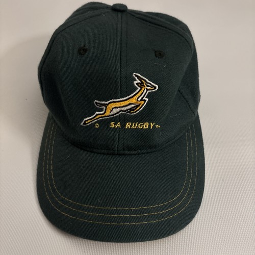 SA Rugby South African Springboks Hat Cap Adjustable Green Gold | eBay