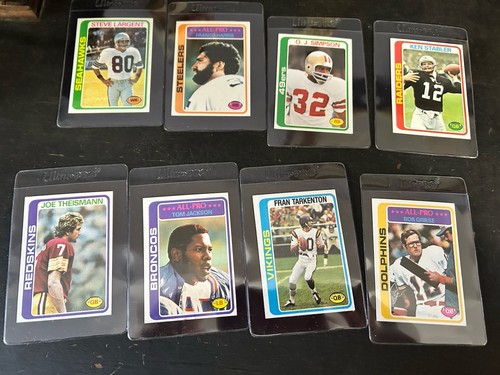 1978 Topps Football Complete Set w (12) PSA 8s/9s Payton Dorsett Blount ...