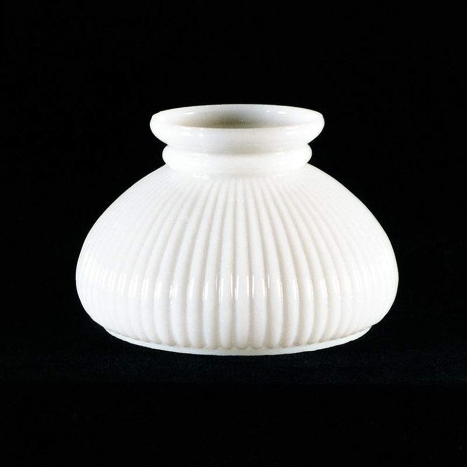 Opal Ribbed Oil Lamp Shade - 7 | eBay