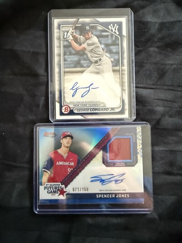 Spencer Jones/Lombard Jr Auto chase, Guaranteed 400 Cards | eBay