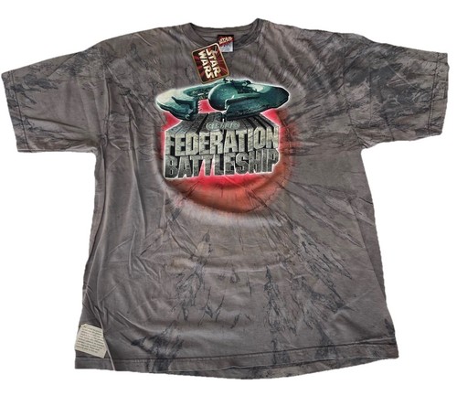 Star Wars Trade Federation Battleship Sz XL Vintage Shirt New NOS NWT ...
