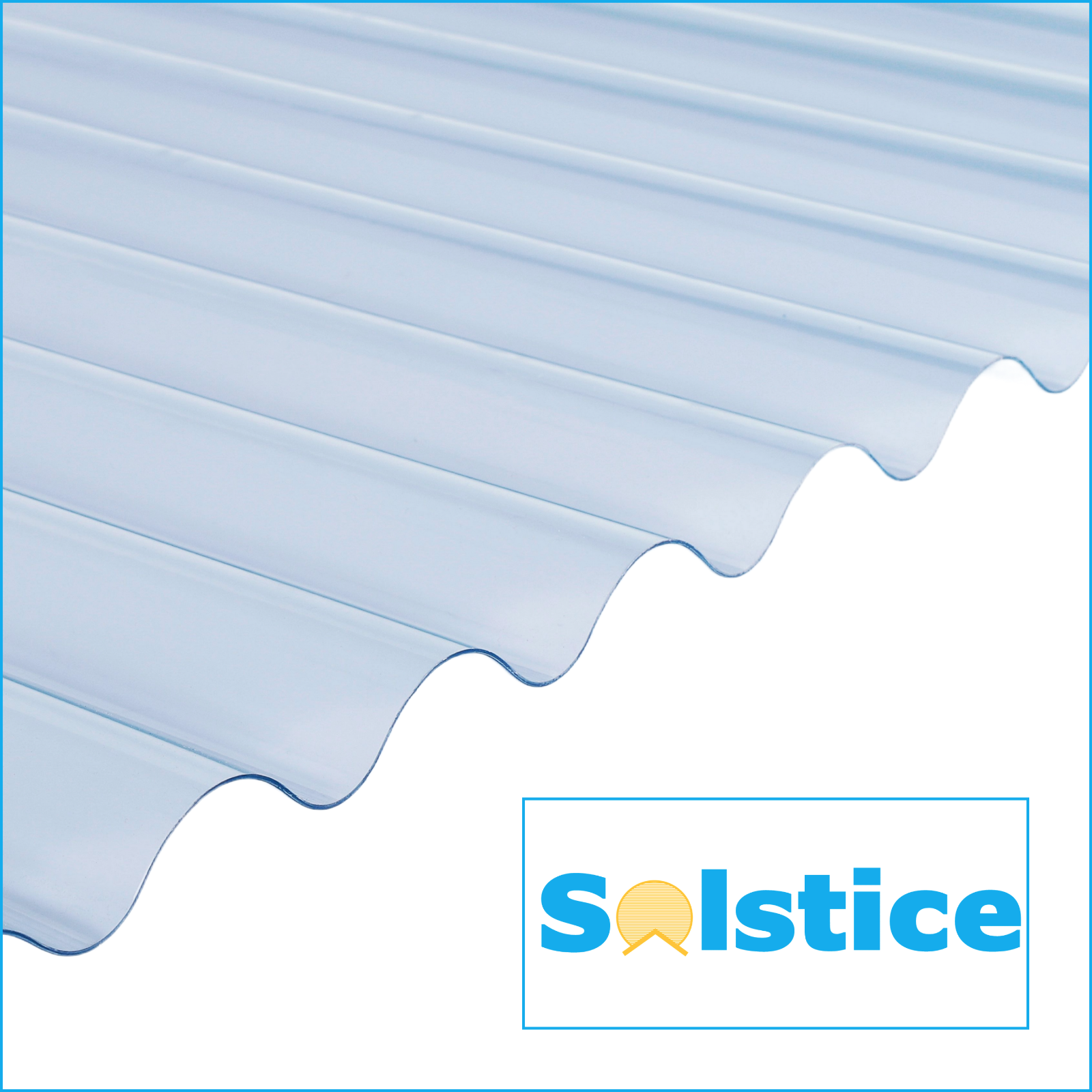 Solstice 3inch PVC Corrugated Lightweight Roofing Sheets | 0.8mm, 1.1mm ...