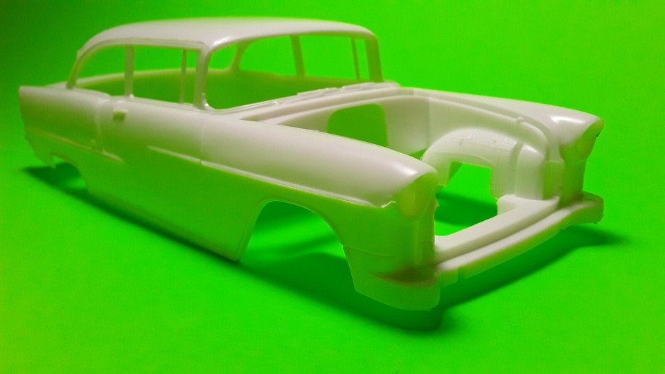 AMT 55 1955 Chevy Bel Air Sedan 1/25 Body Shell New Kitbash Model Race ...