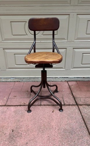 Antique /Vintage- Western Electric Telephone Operators Chair Cane ...
