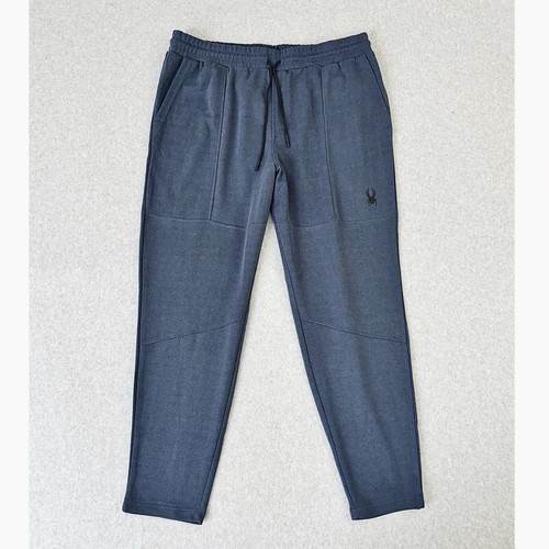 Spyder Active Mens Sweatpants XL Blue Pull On Performance Jogger Pants ...