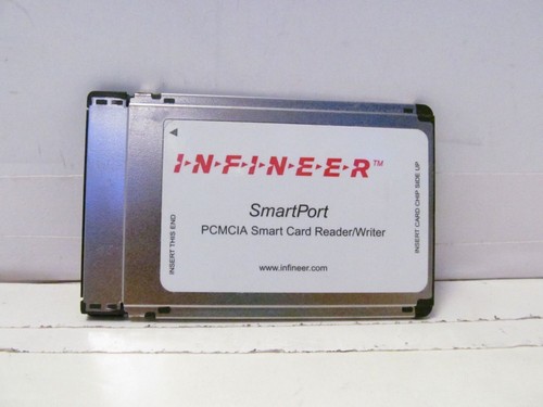 INFINEER SMARTPORT PCMCIA Smart Card Reader/Writer 01LT-05-004-B ...